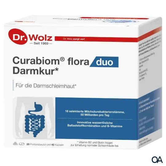 Dr. Wolz Curabiom® flora duo: Darmgesundheit & starke Abwehr